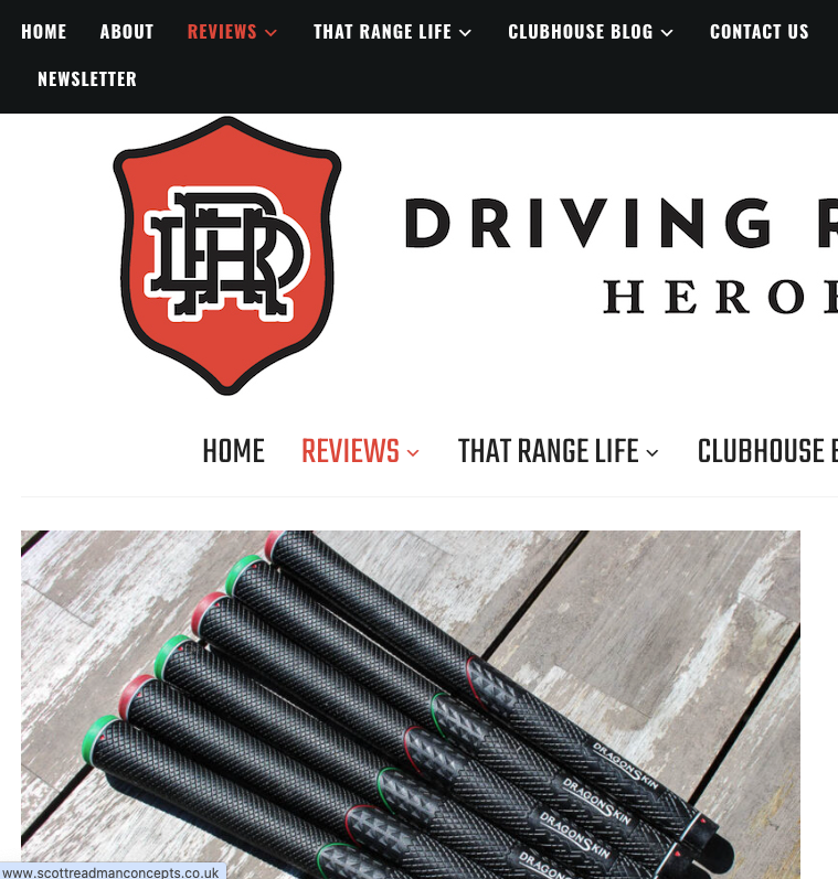 DragonSkin Grips Review On Driving Range Heroes – Dragon Golf